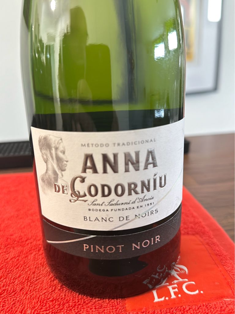 2021 Codorníu Cava Brut Blanc de Noirs Anna de Codorníu, Spain, Cava ...