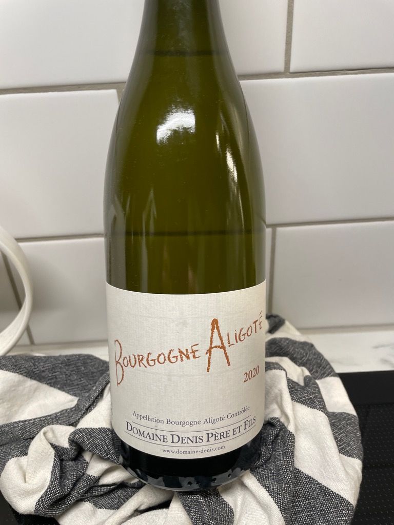 2020 Denis Pere & Fils Bourgogne-Aligoté, France, Burgundy, Bourgogne ...