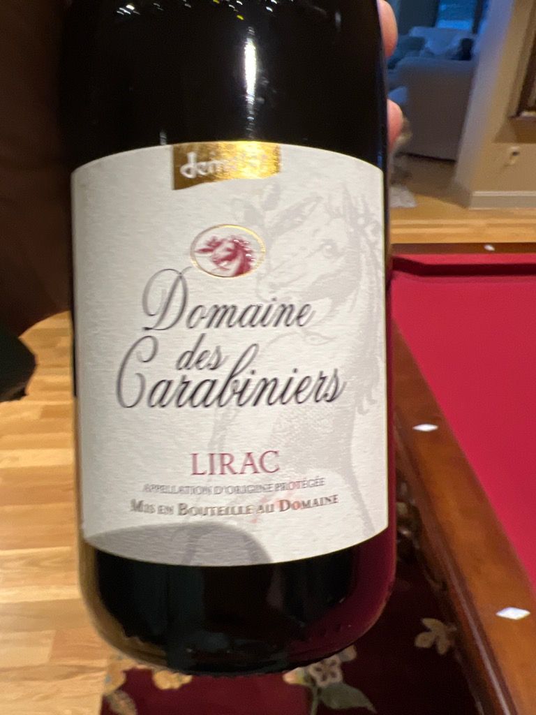 2021 Domaine des Carabiniers Lirac, France, Rhône, Southern Rhône ...