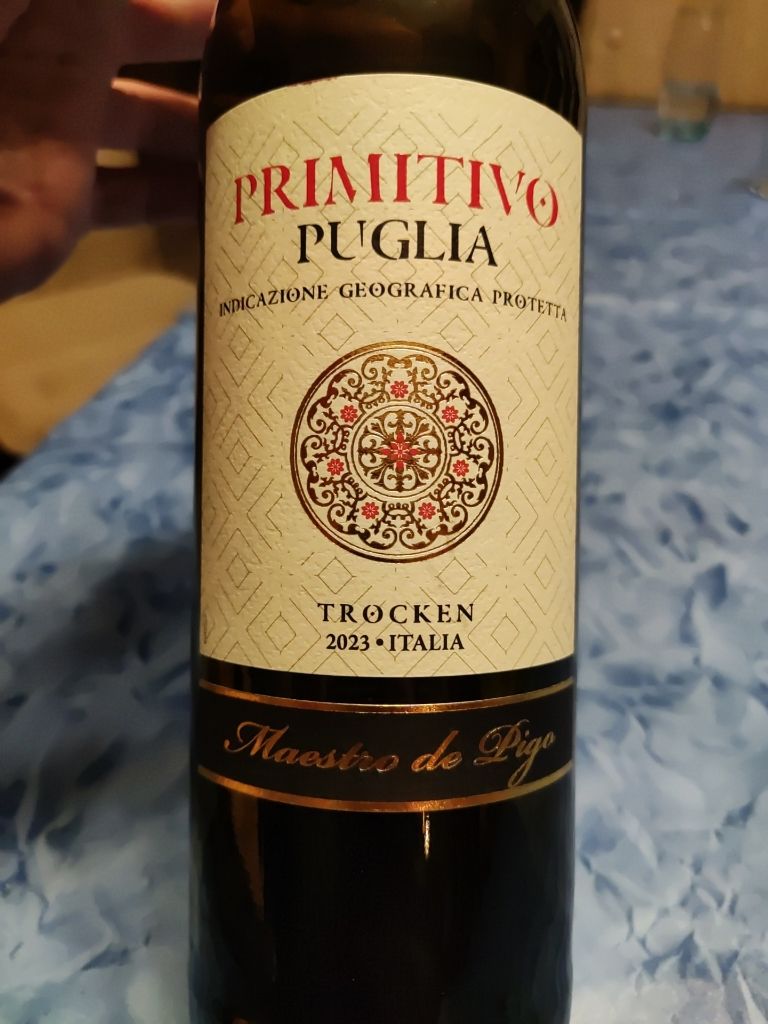 2023 Maestro de Pigo Primitivo Puglia IGT, Italy, Puglia, Puglia IGT ...
