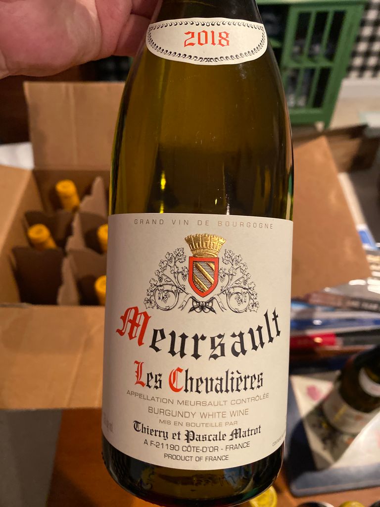 2018 Domaine Matrot Meursault Les Chevalières, France, Burgundy, Côte ...