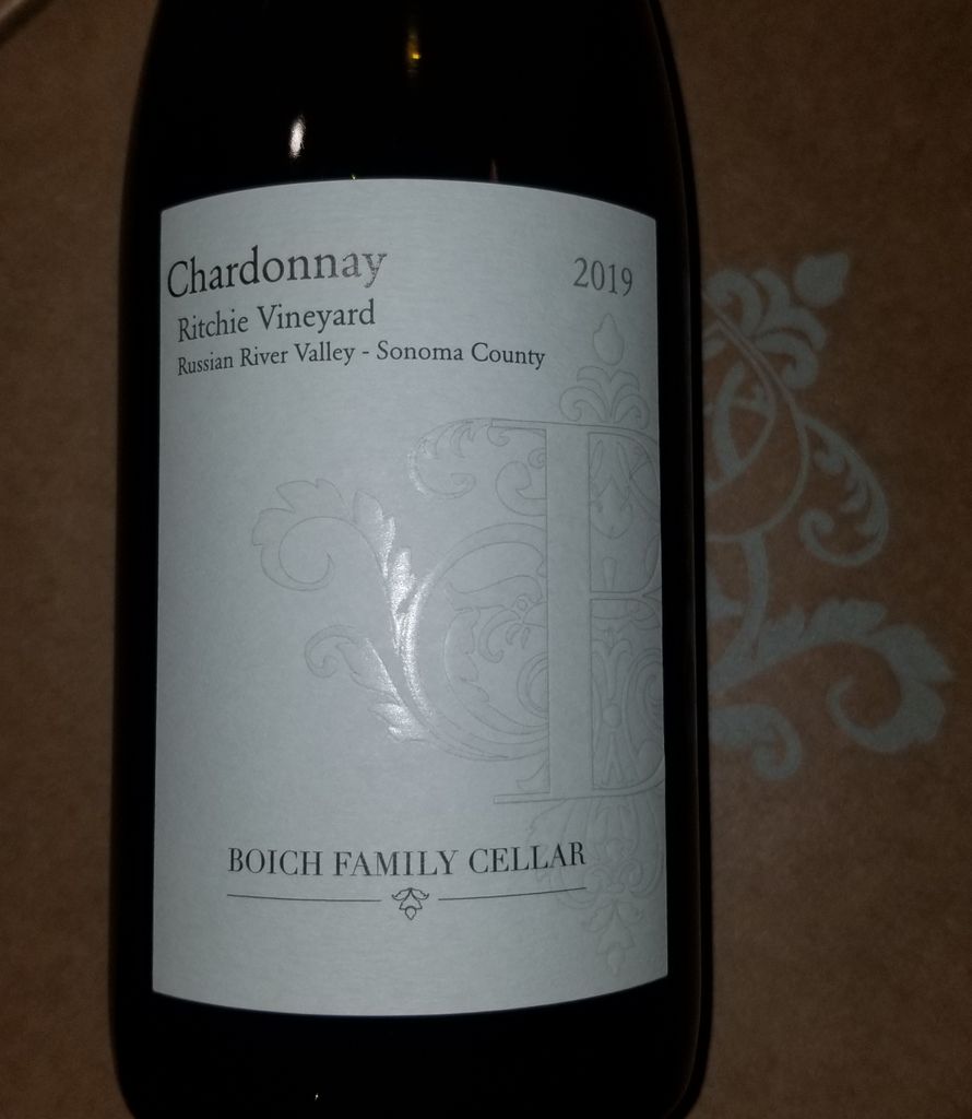 2022 Boich Family Cellar Chardonnay Ritchie Vineyard, USA, California ...