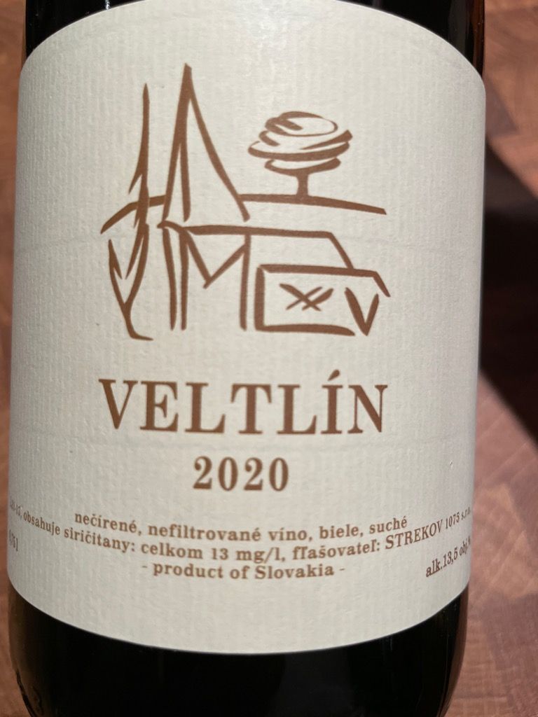 2020 Strekov 1075 Veltlin, Slovakia, Južnoslovenská - CellarTracker