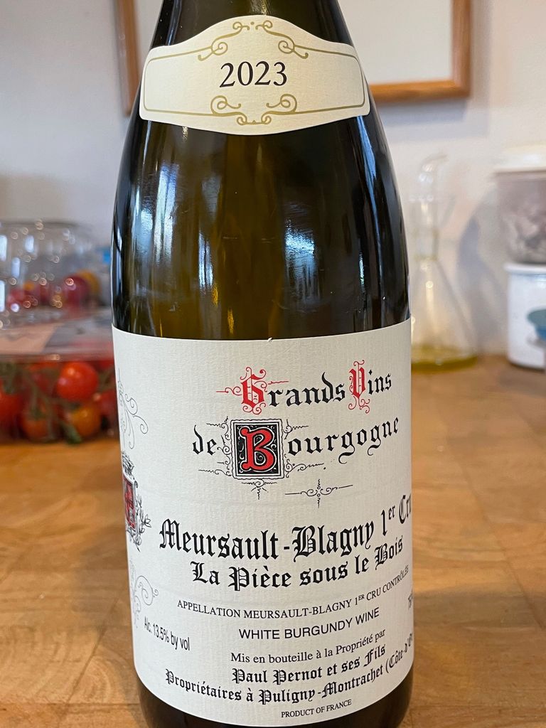 2023 Paul Pernot et ses Fils Meursault-Blagny 1er Cru La Pièce-sous-le ...