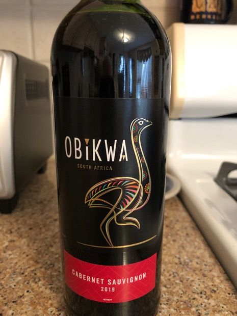 2019 Obikwa Cabernet Sauvignon, South Africa, Western Cape - CellarTracker
