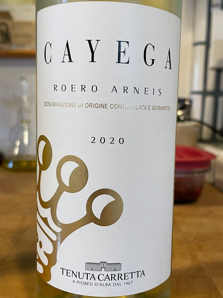 2022 Tenuta Carretta Roero Arneis Cayega, Italy, Piedmont, Alba, Roero ...
