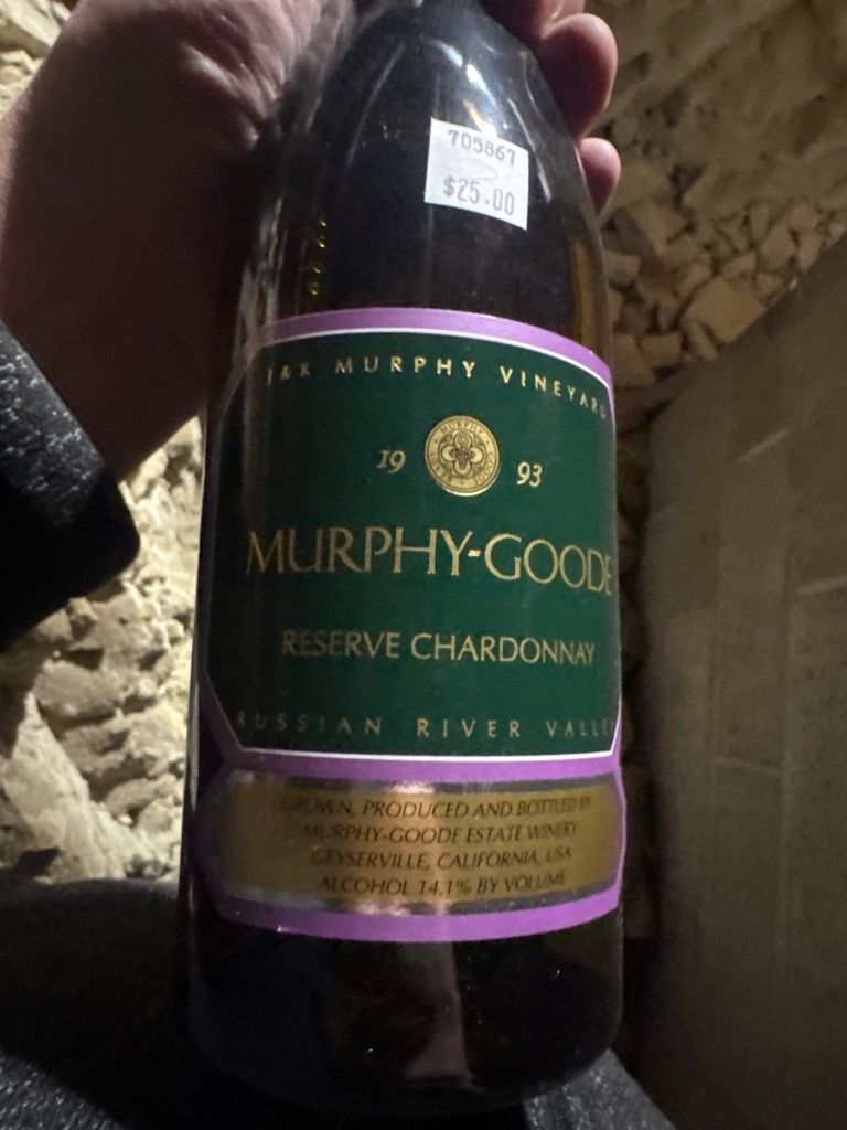 1993 Murphy-Goode Chardonnay Reserve, USA, California, Sonoma County ...