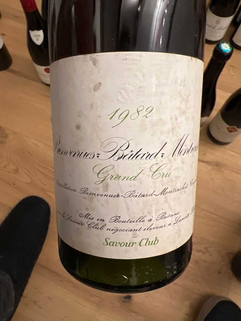 1982 Savour Club Bâtard-Montrachet, France, Burgundy, Côte de Beaune ...