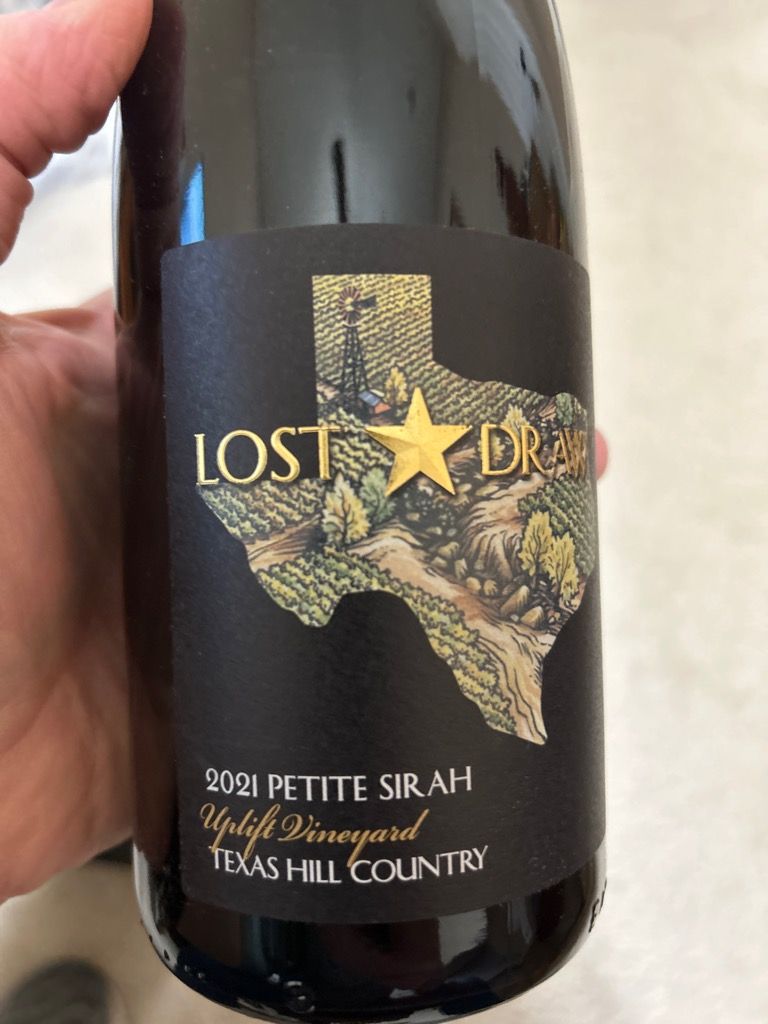2021 Lost Draw Cellars Petite Sirah Uplift Vineyard, USA, Texas, Texas ...