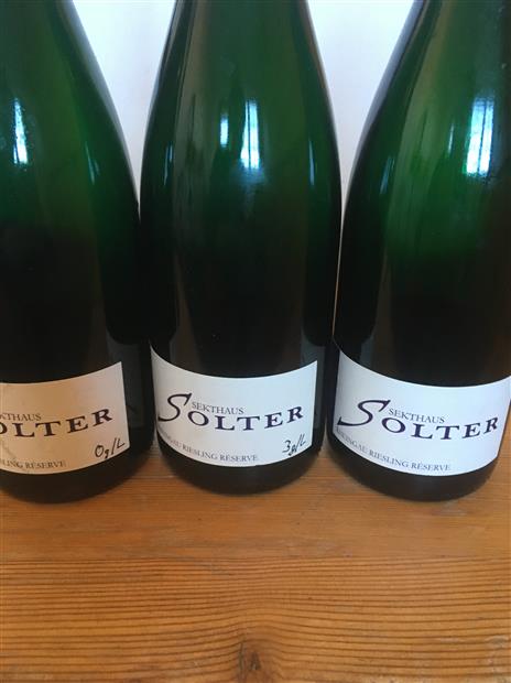 2009 Sekthaus Solter Rüdesheimer Berg Roseneck Riesling Brut Réserve ...