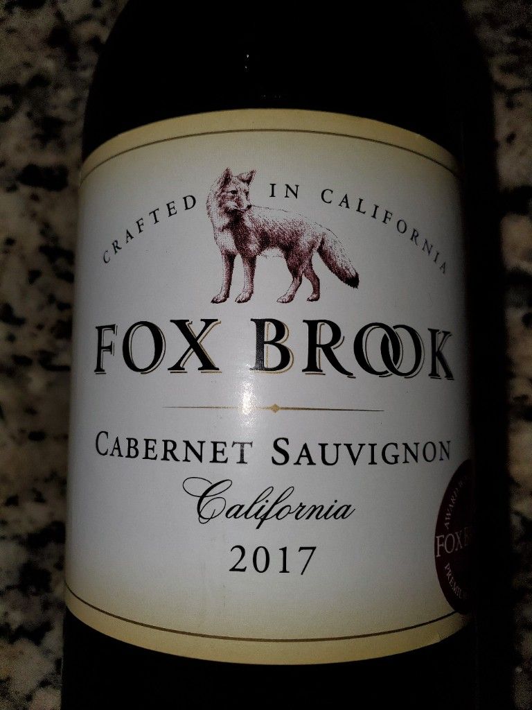 2017 Fox Brook Winery Cabernet Sauvignon, USA, California - CellarTracker