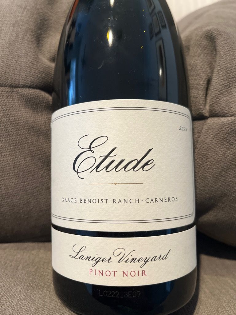 2021 Etude Pinot Noir Laniger Vineyard Grace Benoist Ranch, USA ...