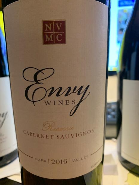 2016 Envy Wines Cabernet Sauvignon Reserve, USA, California, Napa ...