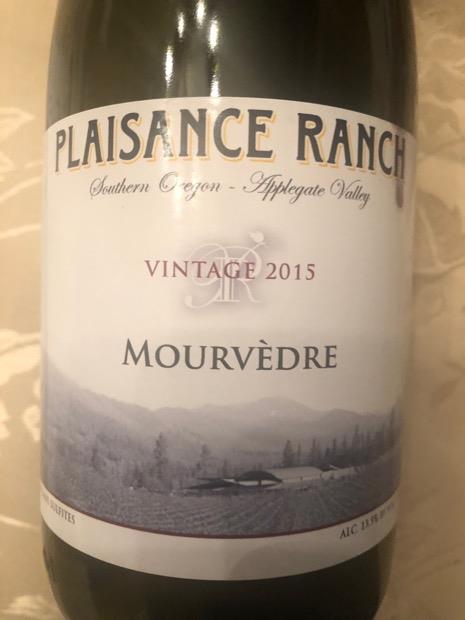2019 Plaisance Ranch Mourvèdre, USA, Oregon, Southern Oregon, Applegate ...