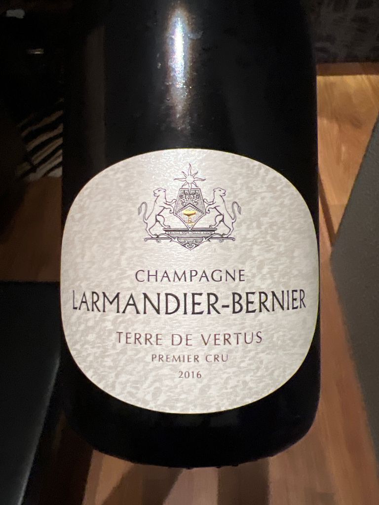 2016 Larmandier-Bernier Champagne Premier Cru Terre de Vertus non Dose ...