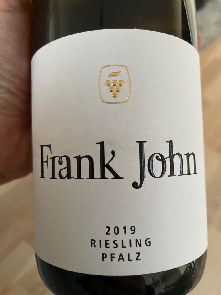 2019 Frank John Riesling Buntsandstein, Germany, Pfalz - CellarTracker