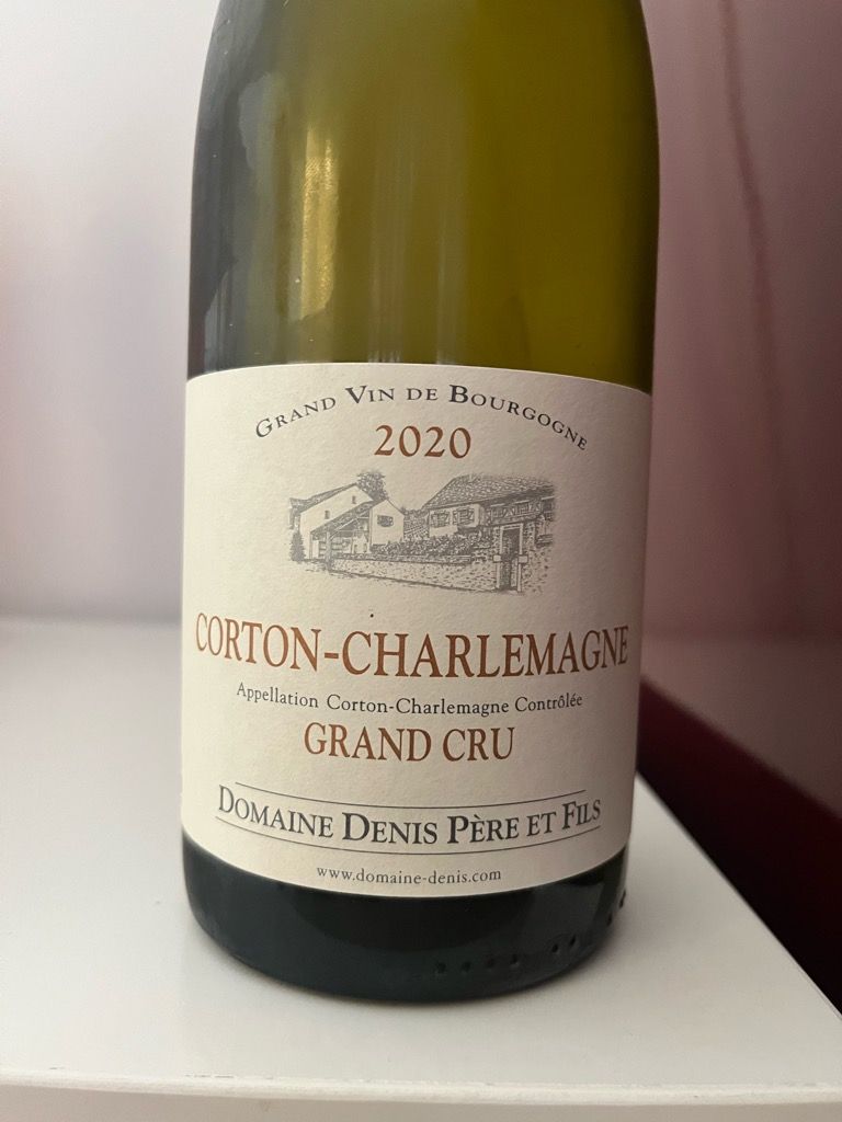 2020 Denis Pere & Fils Corton-Charlemagne, France, Burgundy, Côte de ...