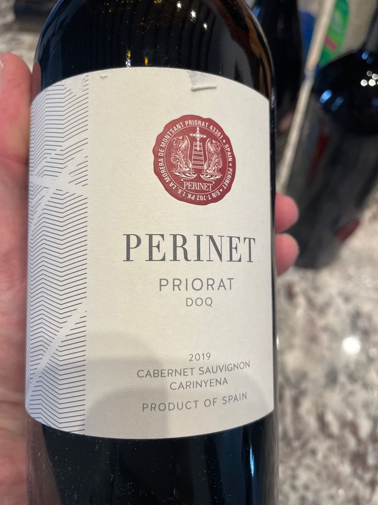 2019 Perinet Priorat Cabernet Sauvignon Carinyena, Spain, Catalunya ...