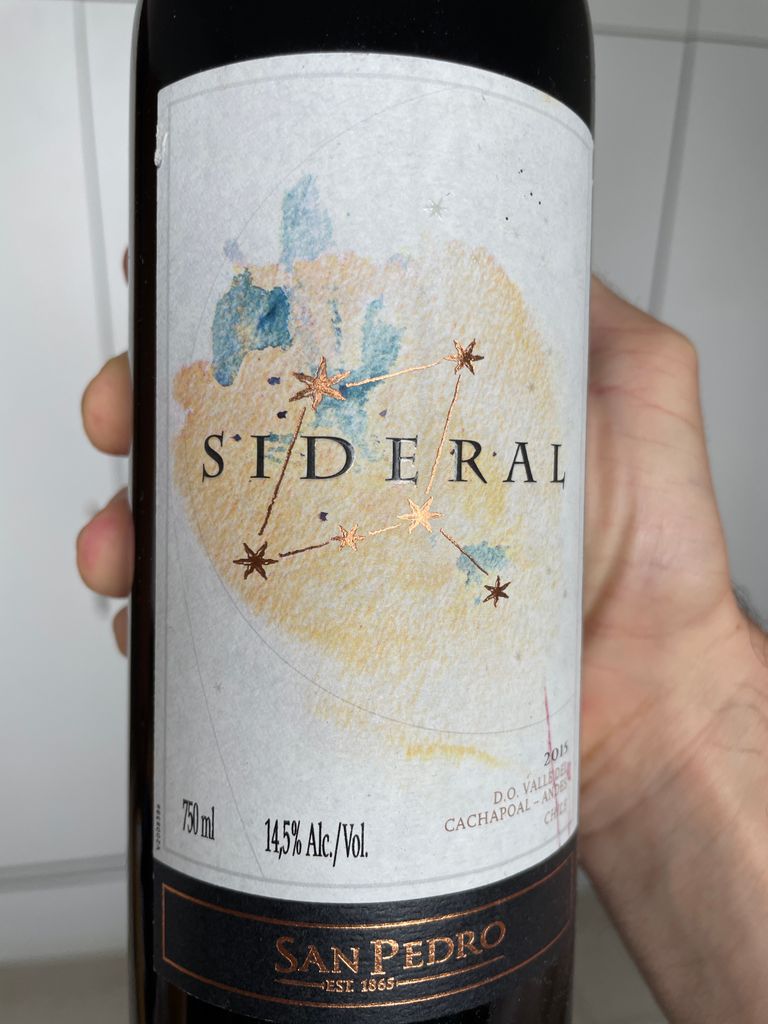 2015 Viña San Pedro Sideral Cachapoal Valley, Chile, Rapel Valley, Cachapoal Valley - CellarTracker