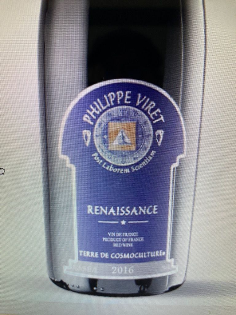 2016 Domaine Viret Renaissance, France, Rhône, Vin de France ...