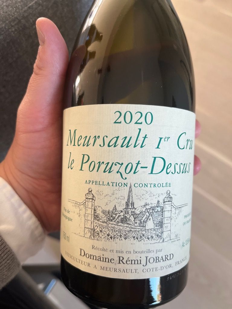 2020 Domaine Rémi Jobard Meursault 1er Cru Le Poruzot-Dessus, France ...