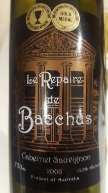2007 Bacchus Hill Winery Cabernet Sauvignon Le Repaire de Bacchus ...