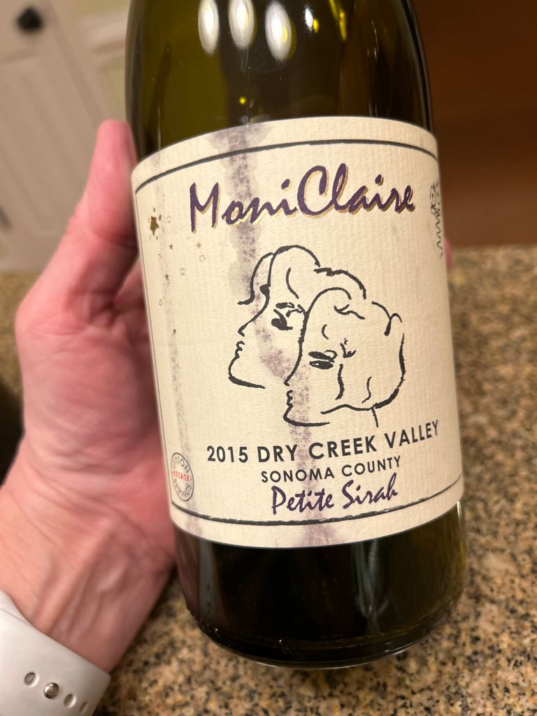 2016 Moni Claire Petite Sirah, USA, California, Sonoma County, Dry ...