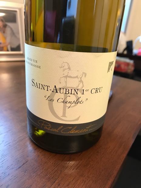 2014 Pascal Clément Saint-Aubin 1er Cru Les Champlots Blanc, France ...