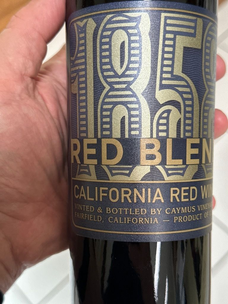 2021 Caymus 1858 Red Blend California, USA, California - CellarTracker