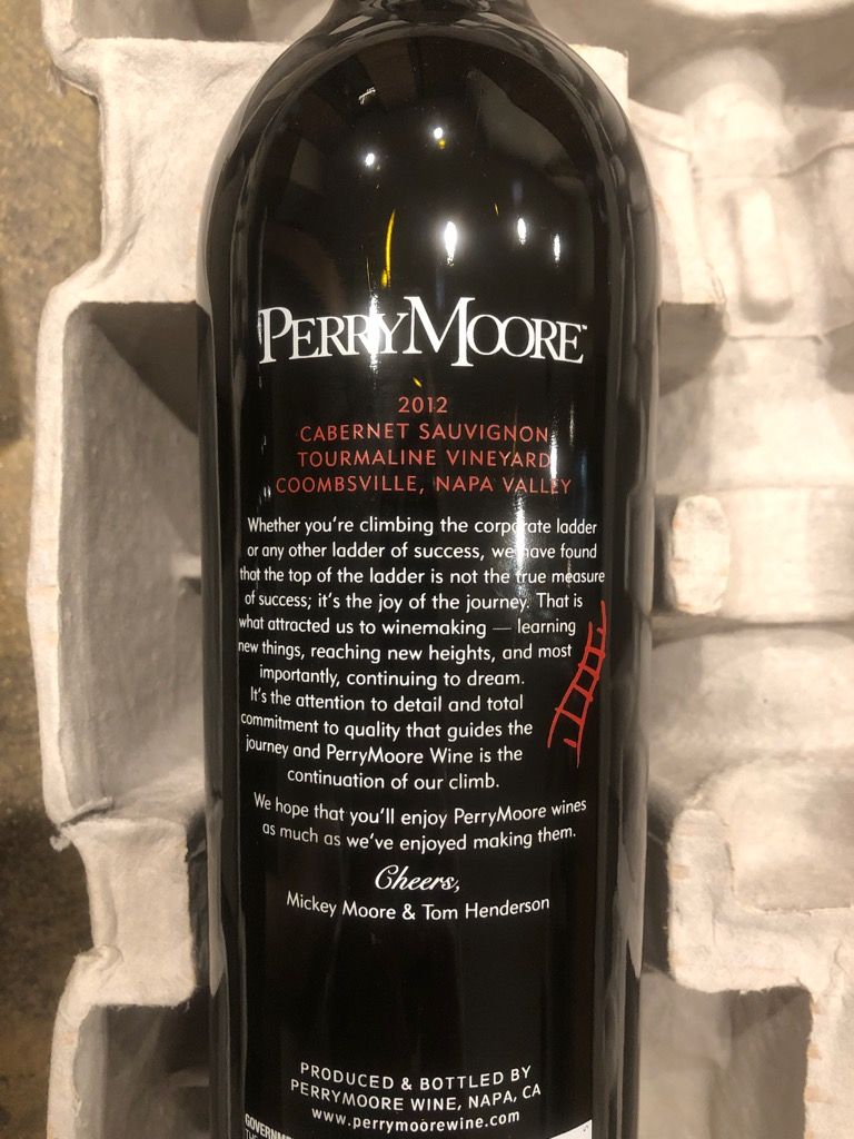 2012 Perry Moore Cabernet Sauvignon Tourmaline, USA, California, Napa ...