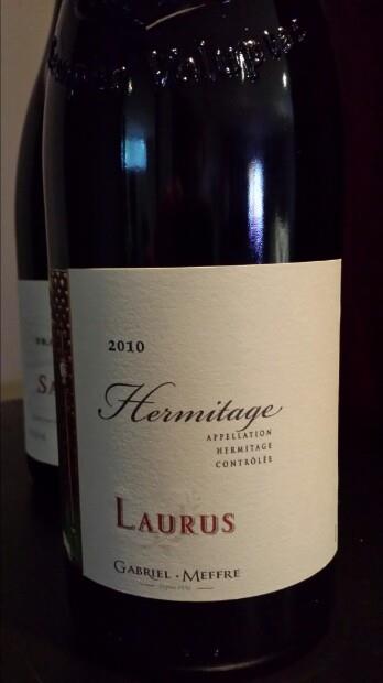 2011 Gabriel Meffre Hermitage Laurus, France, Rhône, Northern Rhône ...