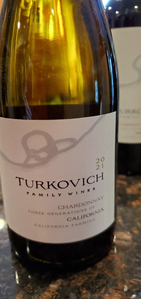 2021 Turkovich Family Wines Chardonnay, USA, California, Central Valley ...