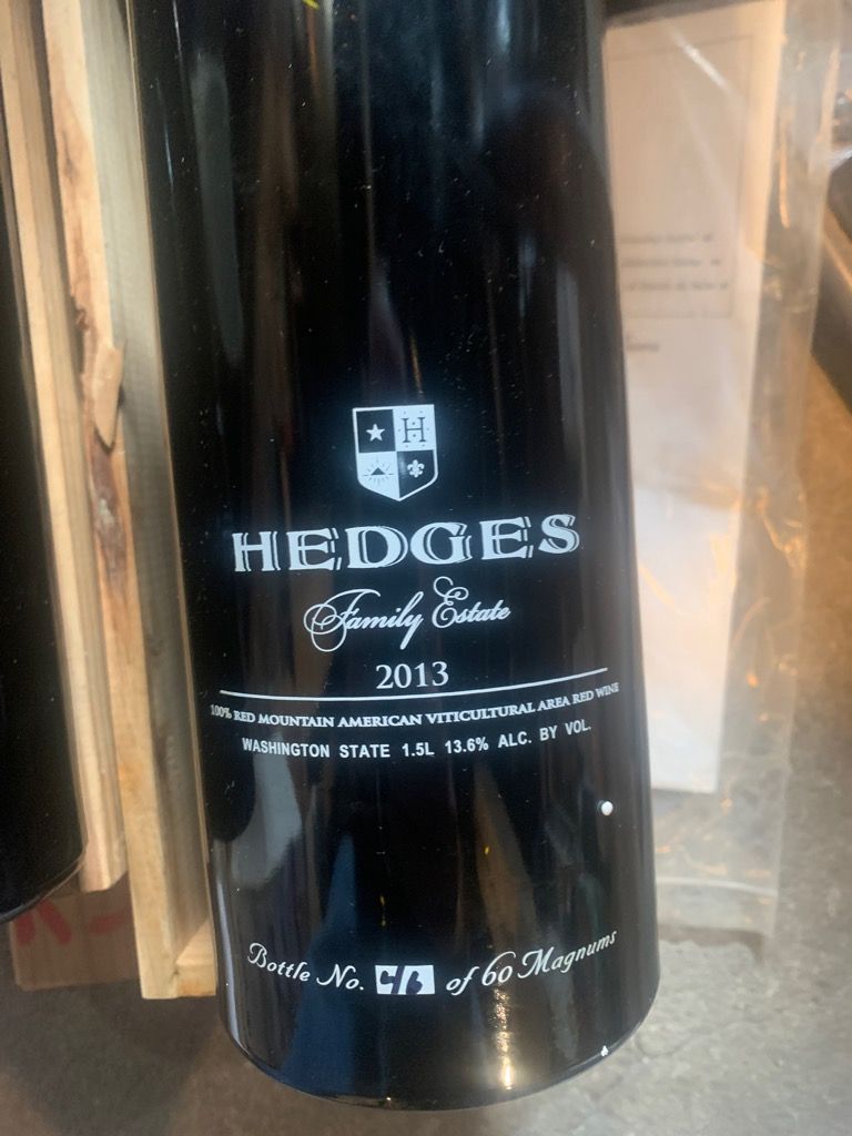 2013 Hedges Family Estate Cabernet Sauvignon Red Mountain Limited, USA ...