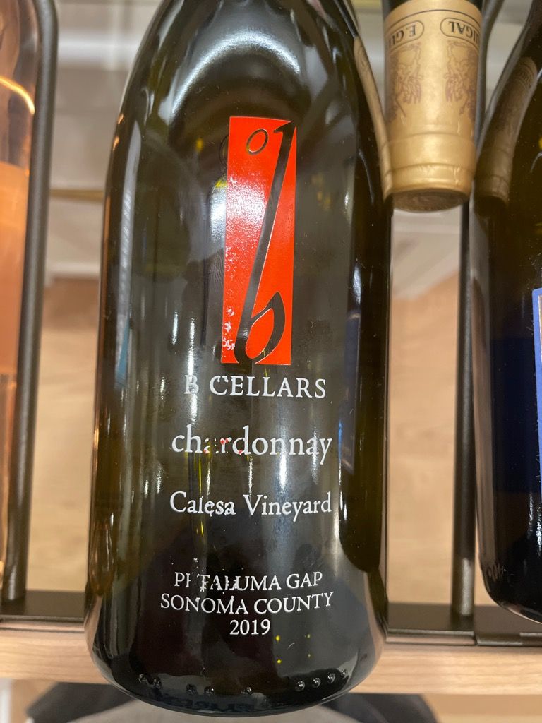 2019 B Cellars Chardonnay Calesa, USA, California, Sonoma County ...