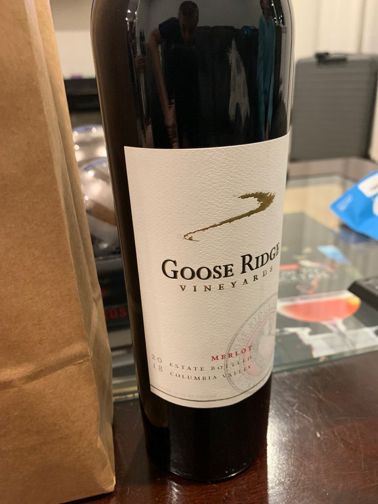 2019 Goose Ridge Vineyards Merlot, USA, Washington, Columbia Valley ...