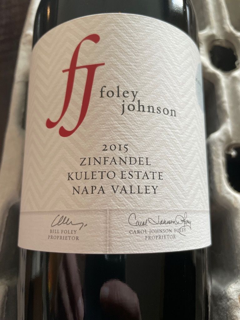 2013 Foley Johnson Zinfandel, USA, California, Napa Valley - CellarTracker