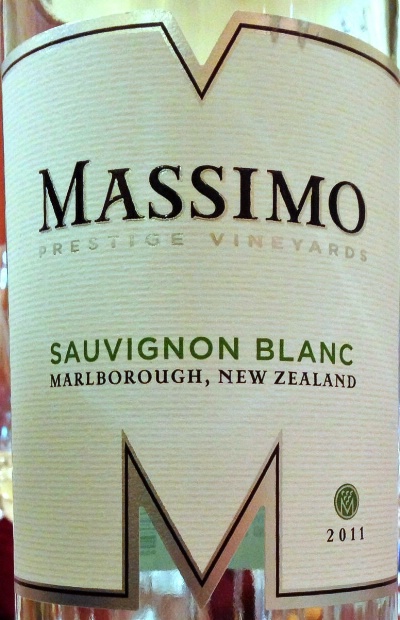 2011 Massimo Prestige Vineyards Sauvignon Blanc, New Zealand, South ...