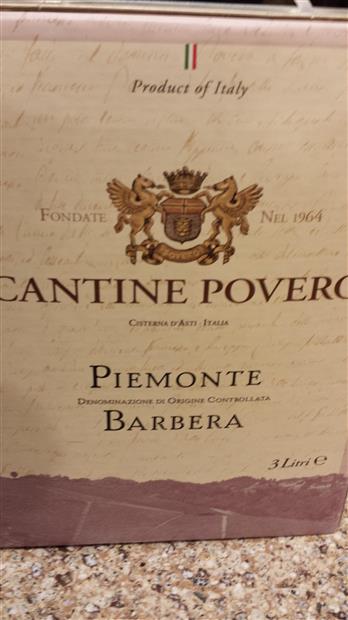 2019 Cantine Povero Cisterna d'Asti, Italy, Piedmont, Asti, Cisterna d ...