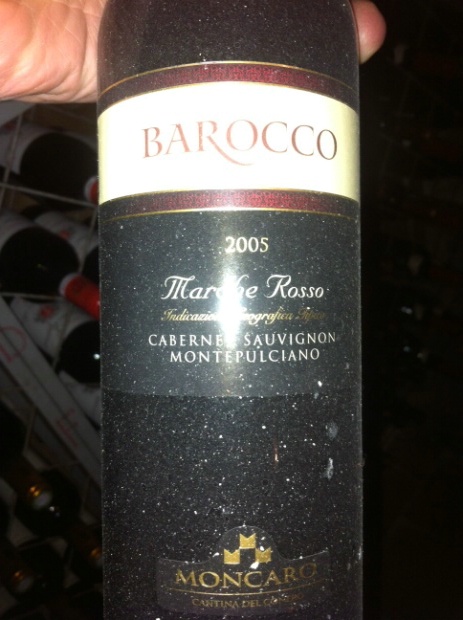 2005 Barocco Cabernet Sauvignon Marche Rosso Marche IGT, Italy, Marche ...