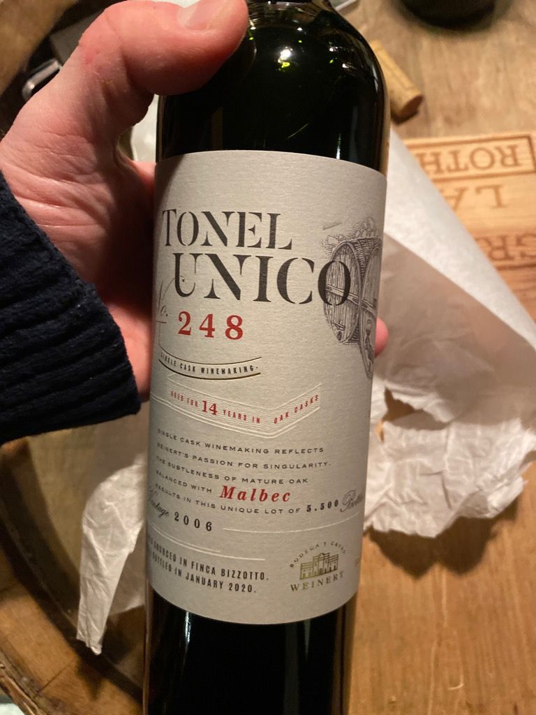 2006 Bodega Weinert Malbec Tonel Unico, Argentina, Mendoza, Lujan de ...