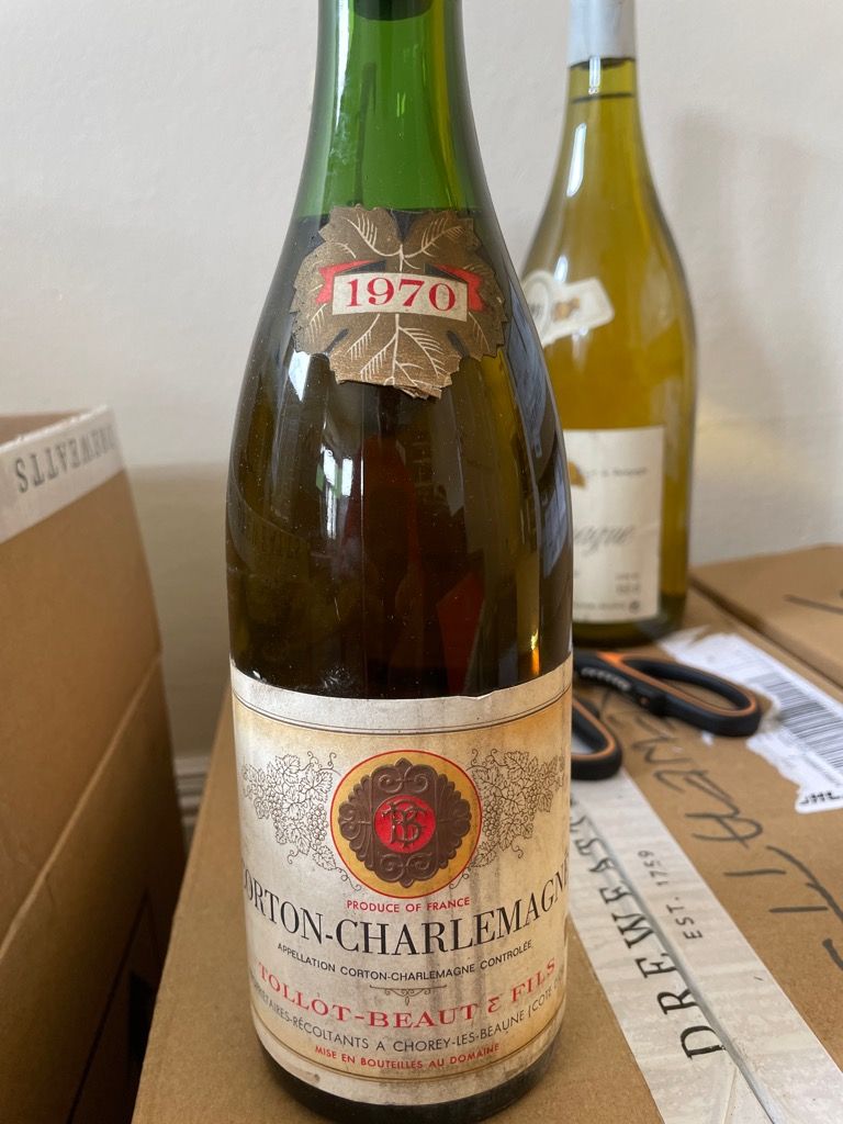 1971 Domaine Tollot-Beaut Corton-Charlemagne, France, Burgundy, Côte de ...