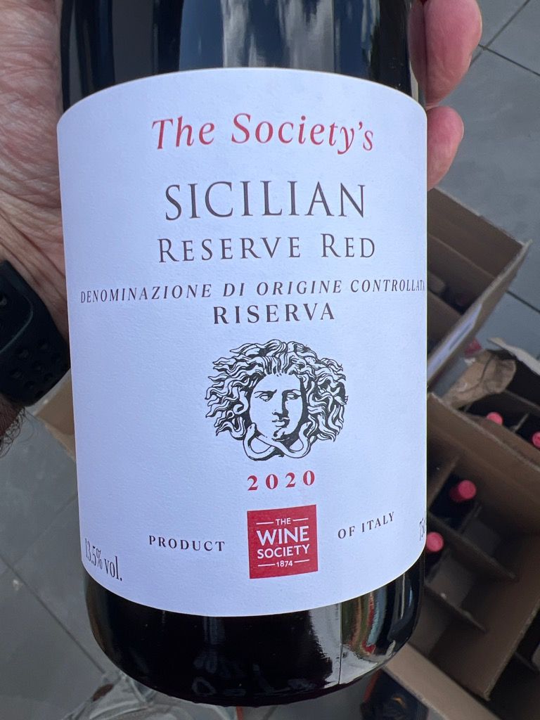 2020 The Wine Society The Society's Sicilian Reserve Red, Italy, Sicily ...