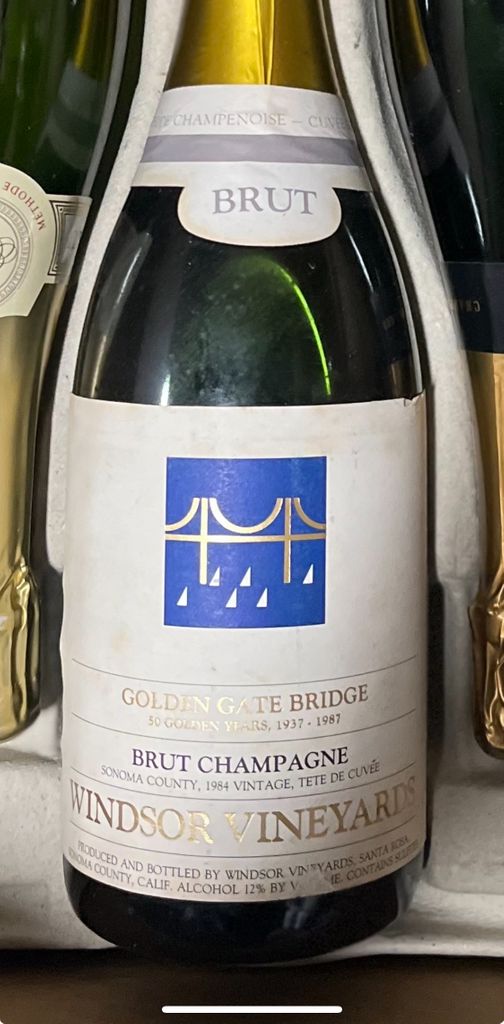 1984 Windsor Vineyards Brut, USA, California, Sonoma County - CellarTracker