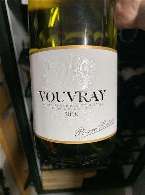 2018 Pierre Brevin Vouvray, France, Loire Valley, Touraine, Vouvray ...