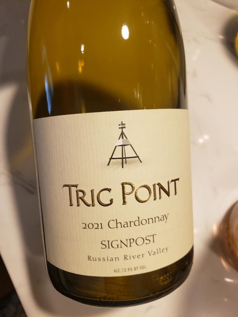 2021 Trig Point Chardonnay Signpost, USA, California, Sonoma County ...