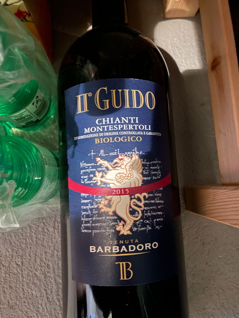 2015 Tenuta Barbadoro Chianti Montespertoli II Guido, Italy, Tuscany ...