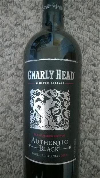 2012 Gnarly Head Authentic Black, USA, California, Central Valley, Lodi ...
