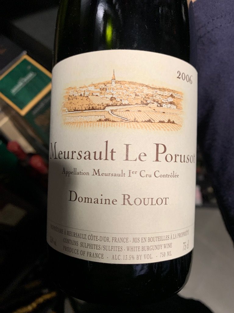 2005 Domaine Roulot Meursault 1er Cru Le Poruzot-Dessus, France ...