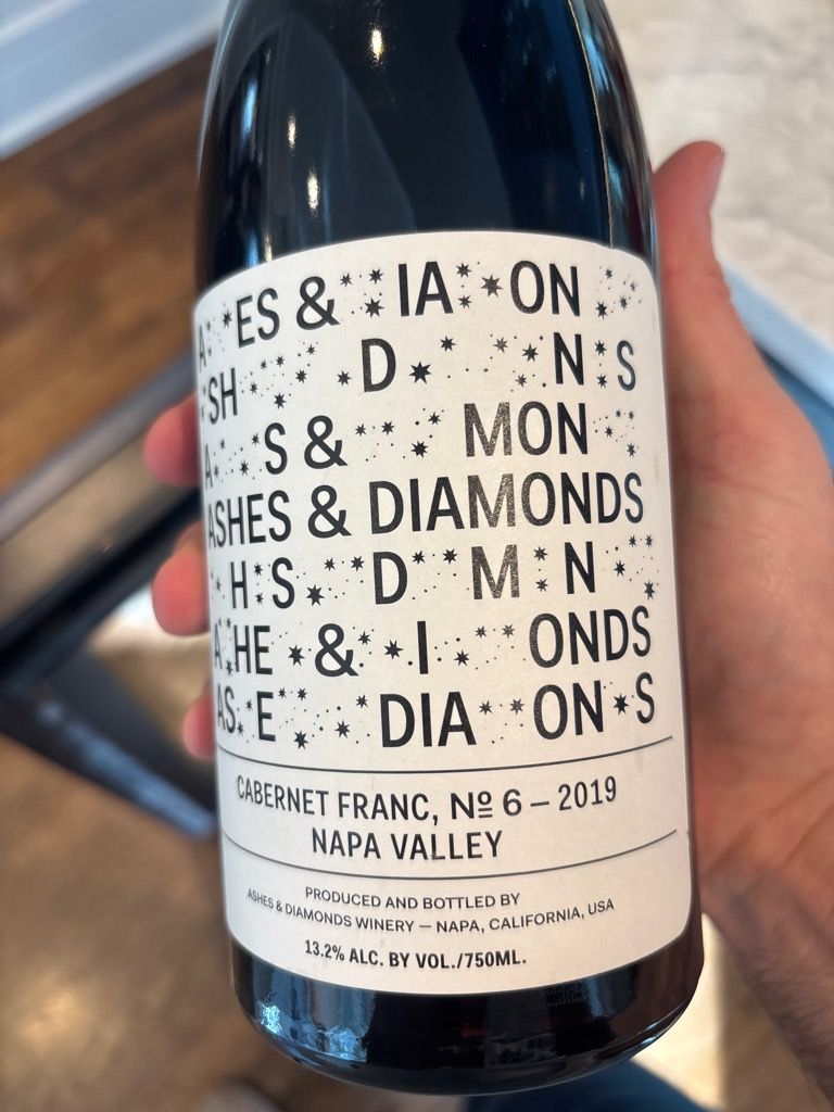 2019 Ashes & Diamonds Cabernet Franc, USA, California, Napa Valley ...