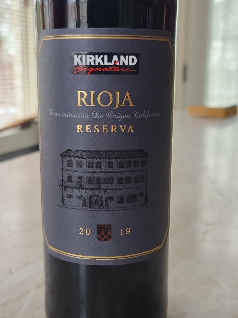 2019 Kirkland Signature Rioja Reserva, Spain, La Rioja, Rioja ...